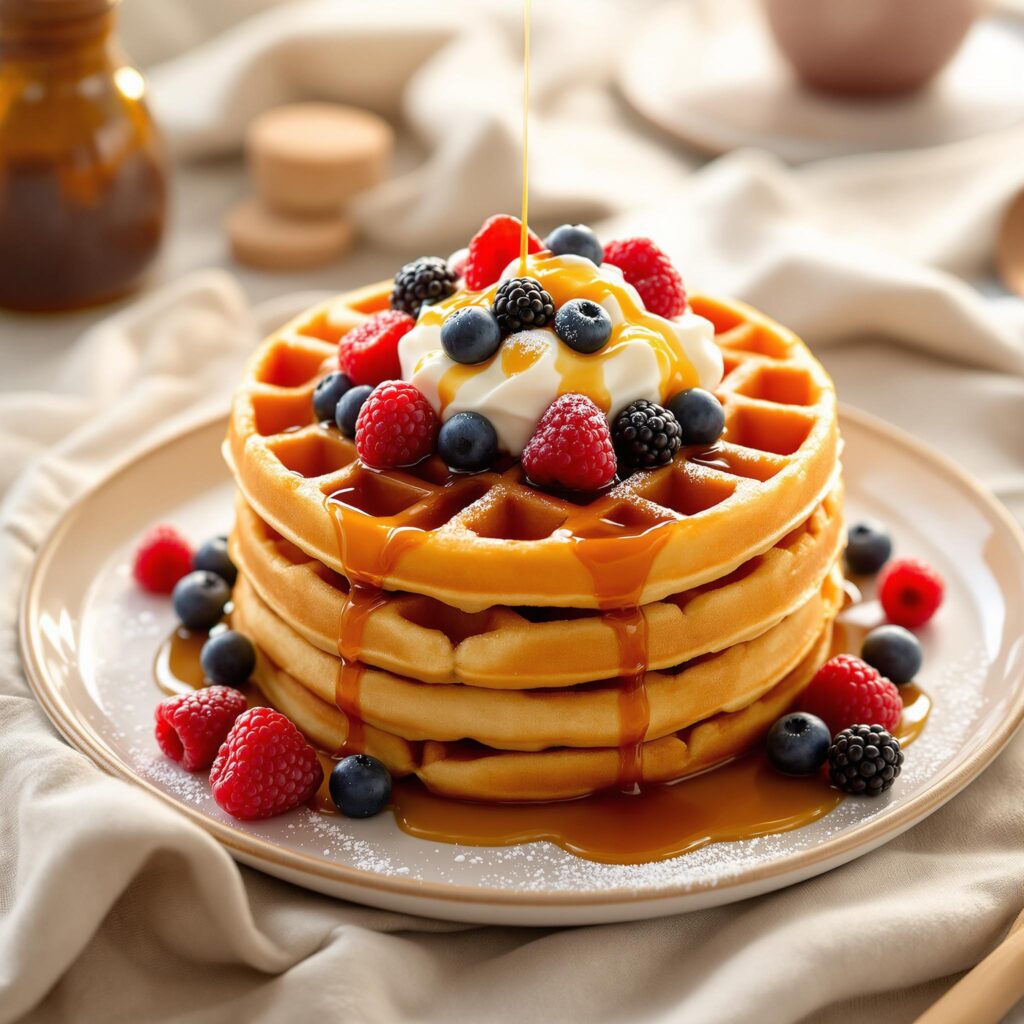 Classic Waffles: Irresistibly Fluffy Breakfast Delight! - Daily Taster
