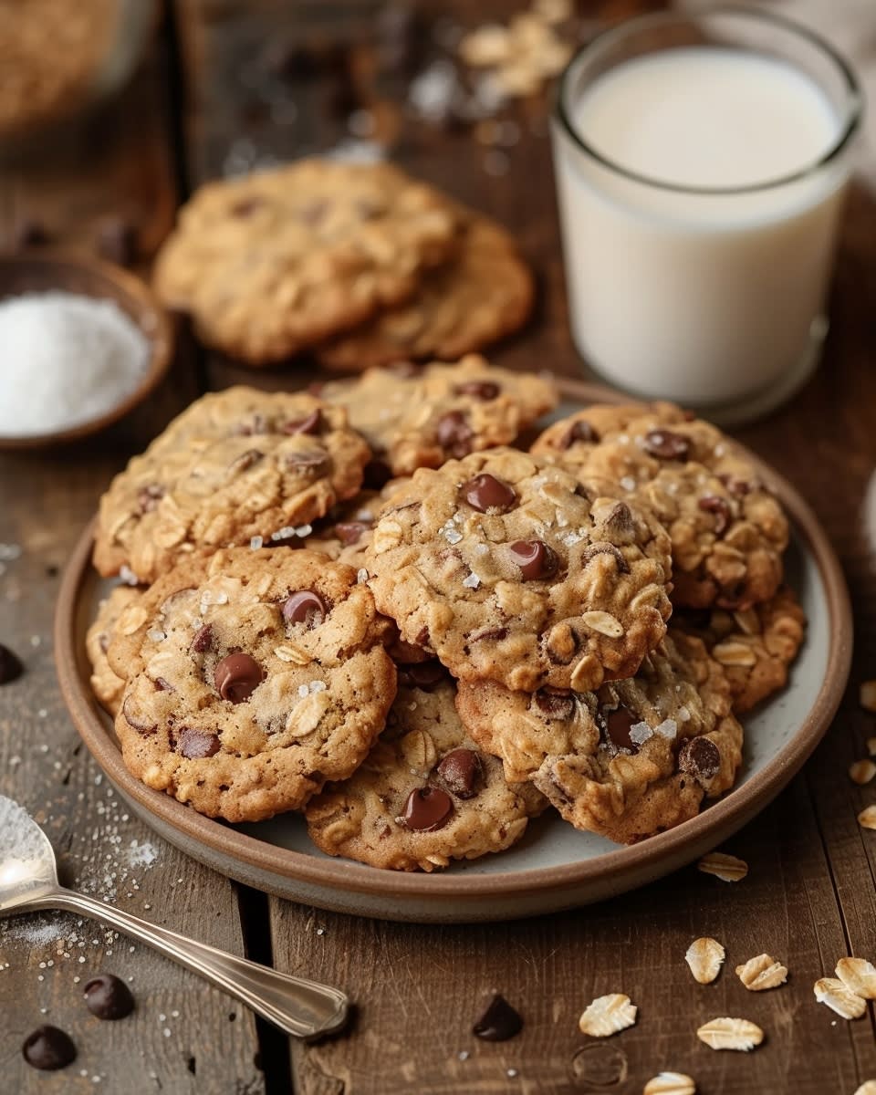 How to Make Perfect Soft Baked Oatmeal Chocolate Chip Cookies - Daily ...